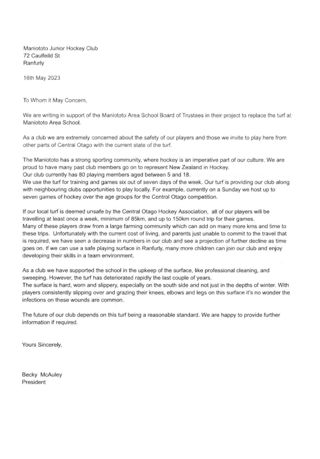 Minute Item Attachments of Maniototo Community Board - Thursday, 4 ...